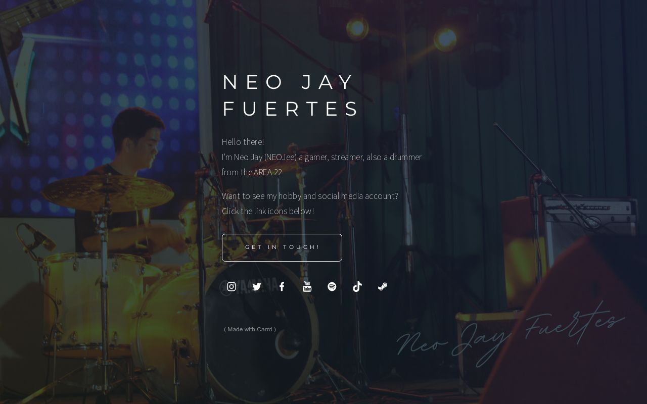 Neo Jay social media accounts